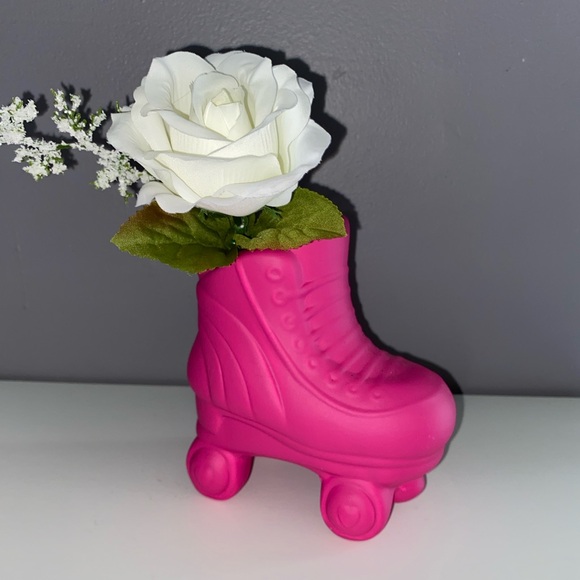 Target | Accents | Target Hot Pink Roller Skate Planter Vase Table ...